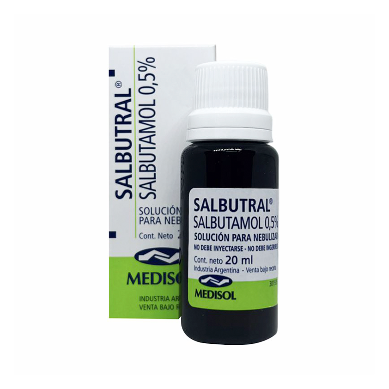 Salbutral Salbutamol para nebulizar - 20 mL | Punto Farma
