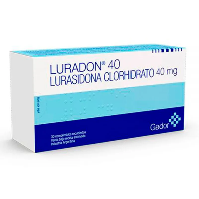 Luradon Lurasidona 40 mg - 30 Comprimidos | Punto Farma