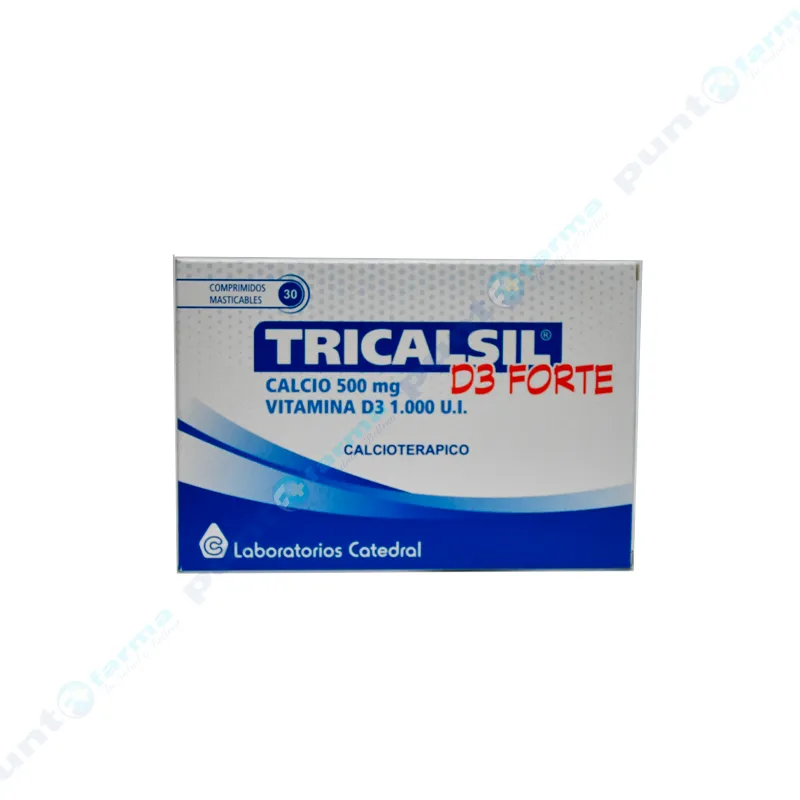 Tricalsil D3 Forte Calcio 500 mg Vitamina D3 1.000 U.I - Cont. 30 ...