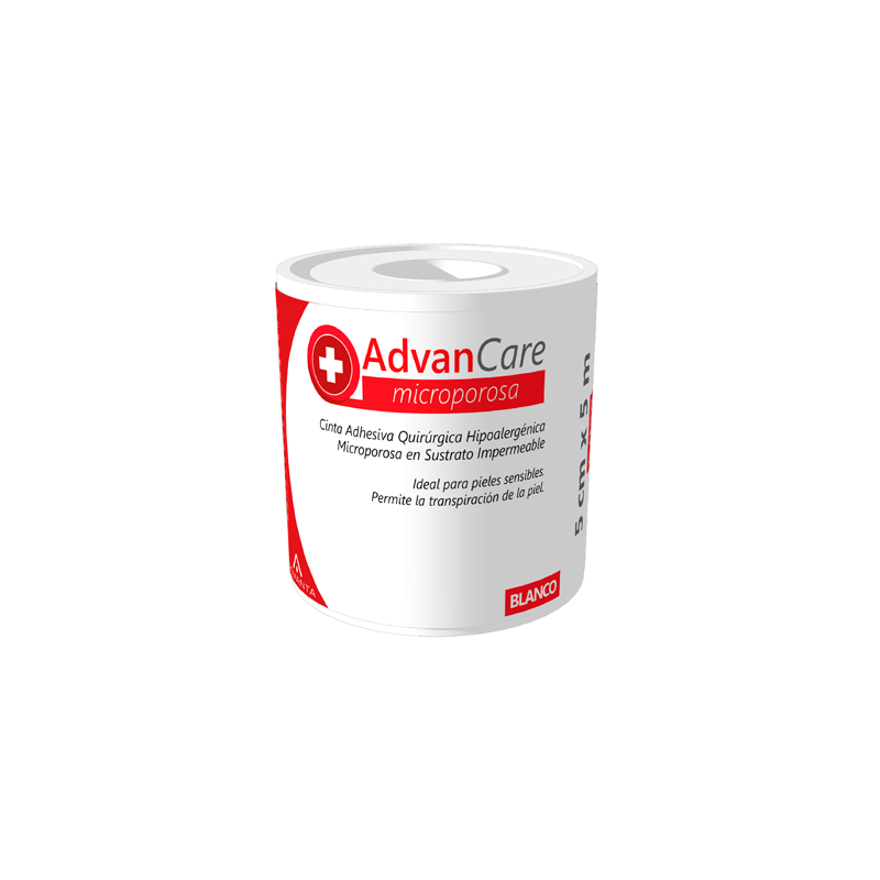 Cinta Microporosa Blanca 5cm x 5m Carrete Advancare | Punto Farma