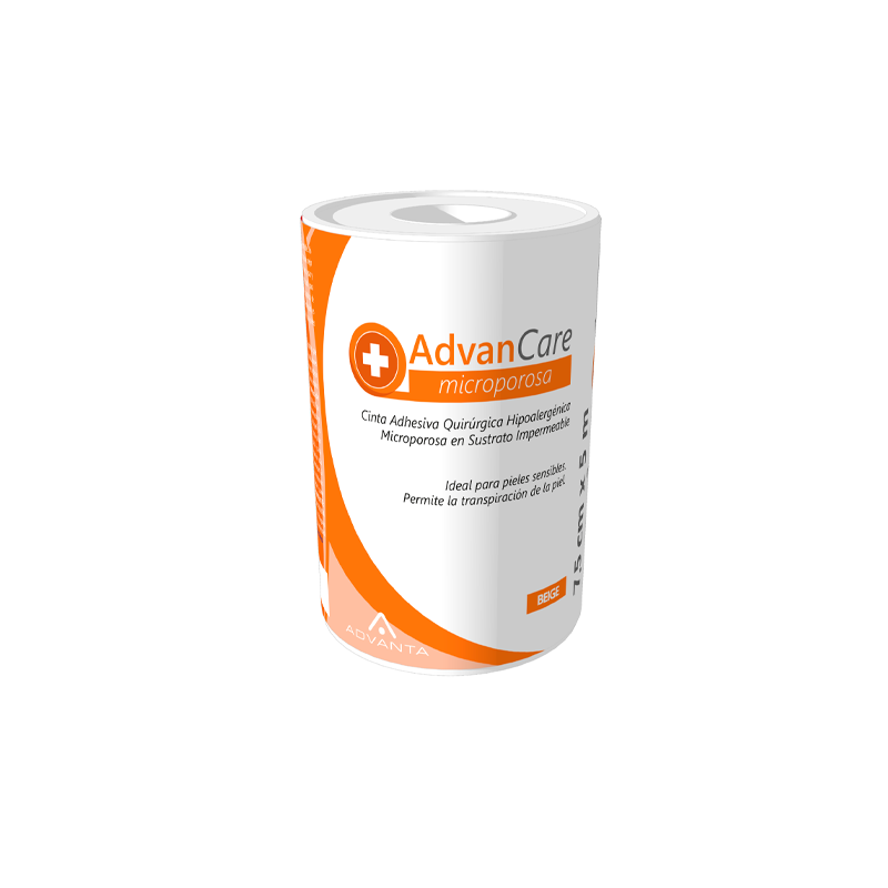 Cinta Microporosa Beige 7,5cm x 5m Carrete Advancare | Punto Farma