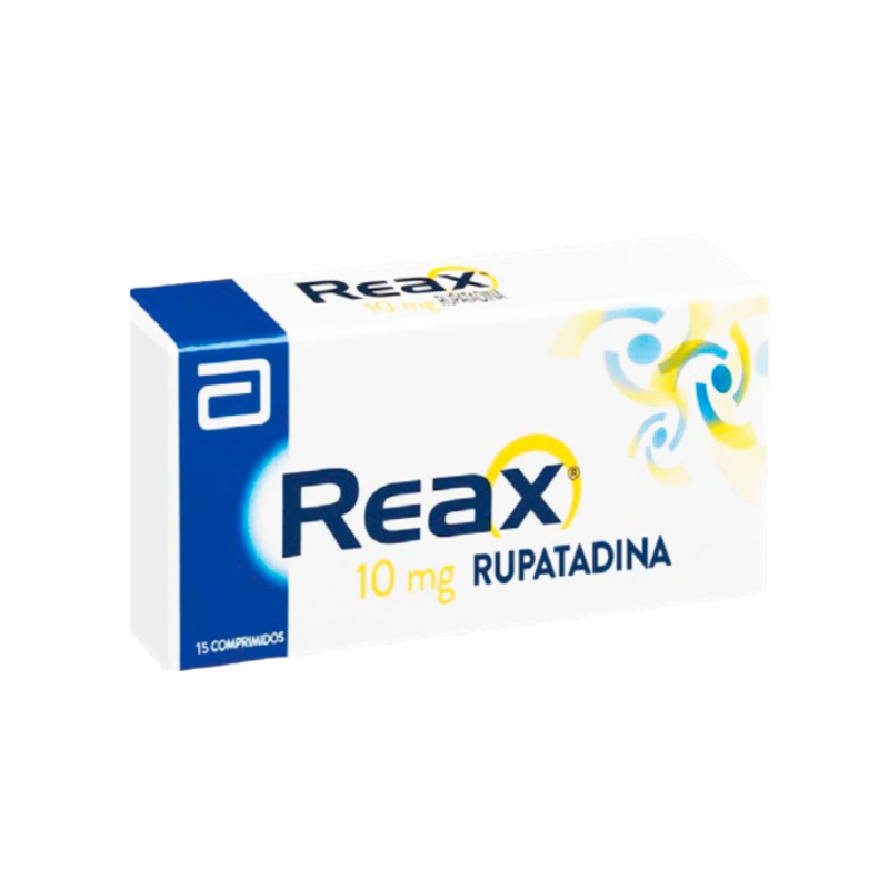 Reax Rupatadina 10 mg - Caja por 15 Comprimidos | Punto Farma