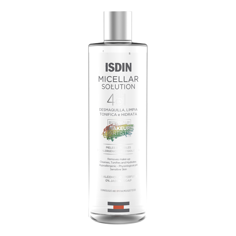 Limpiador Facial Hidratante Micellar Solution 4en1 Isdin - 400mL ...