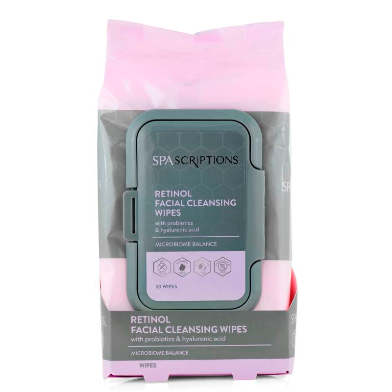 Toallitas Faciales con Retinol y ácido Hialurónico Spa Scriptions ...