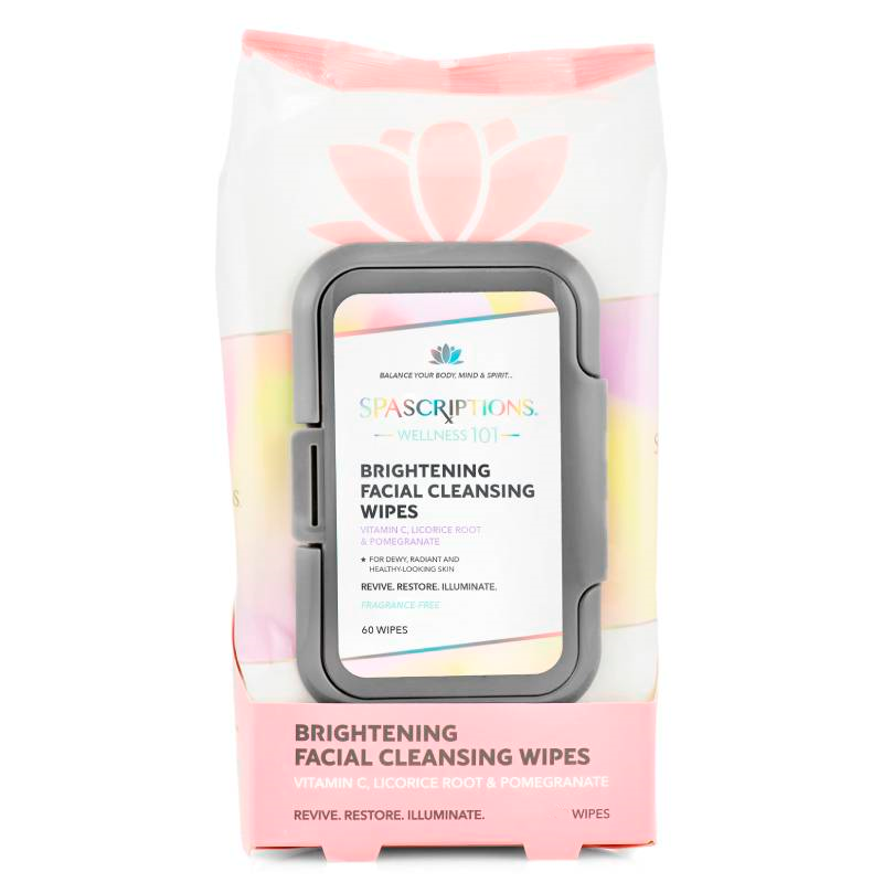 Toallitas Faciales con Vitamina C Spa Scriptions - Cont. 60 unidades ...