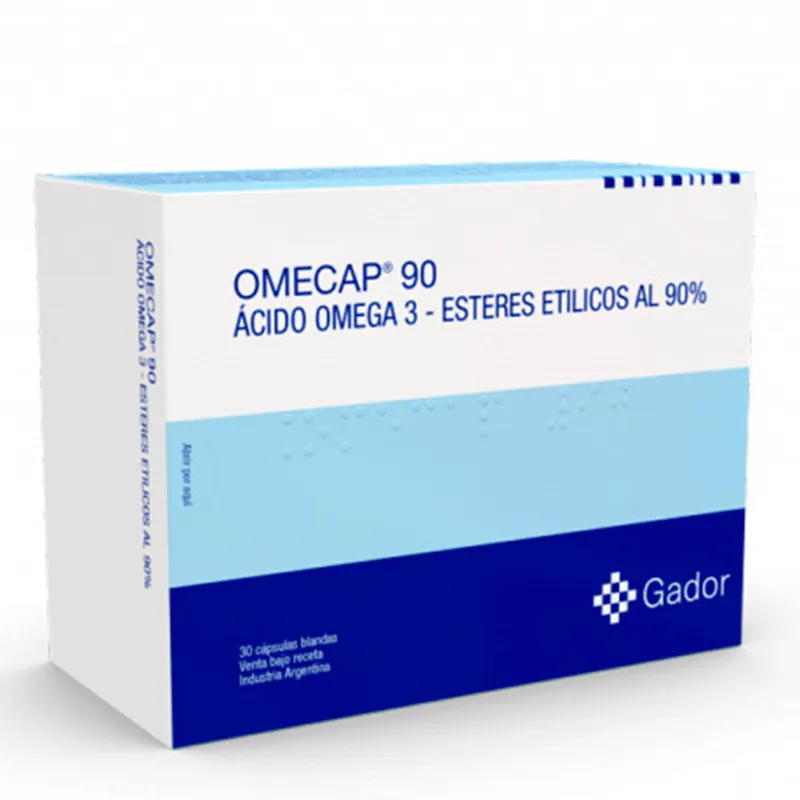 Omecap 90 Acido Omega 3 - 30 Cápsulas | Punto Farma