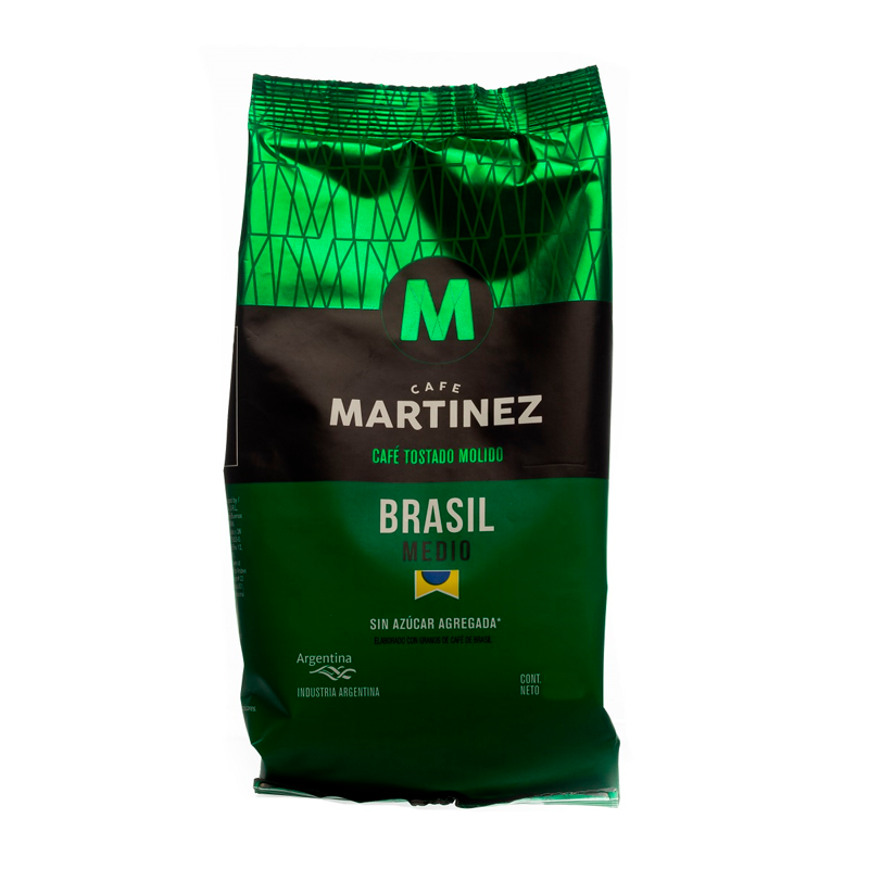 Café Tostado Molido Medio Brasil Cafe Martinez - 250Gr | Punto Farma
