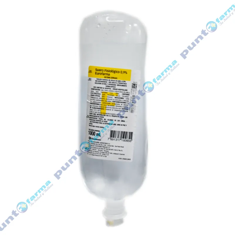 Suero Fisiologico 0,9% Eurofarma -1000 mL | Punto Farma