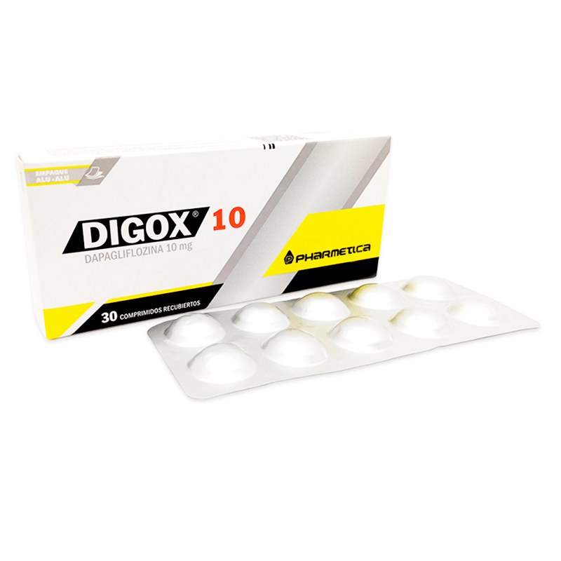 Digox 10 mg Dapagliflozina - 30 Comprimidos | Punto Farma