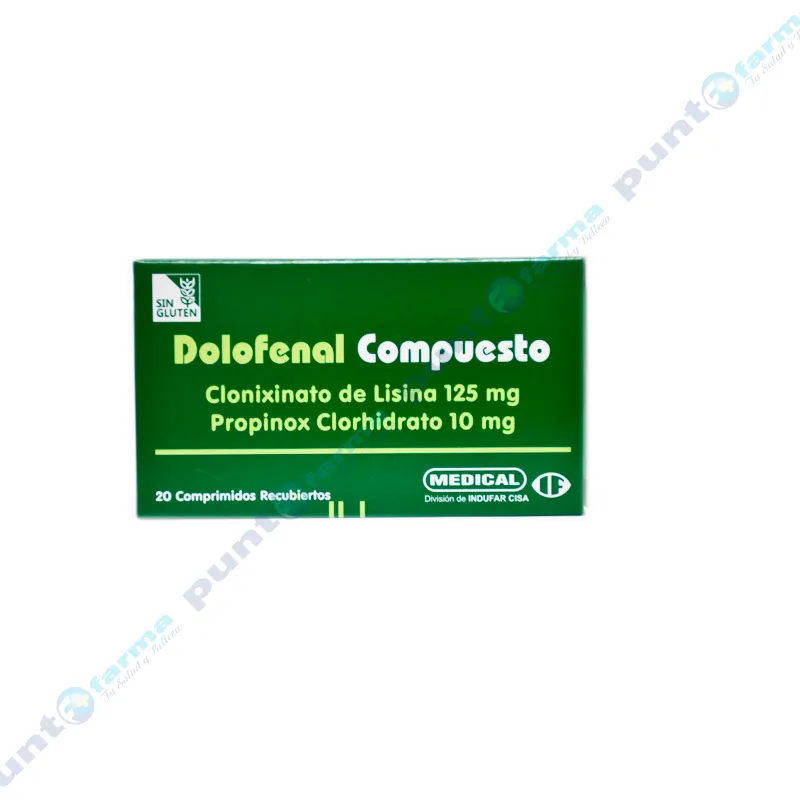 Dolofenal Compuesto - Cont. 20 Comprimidos Recubiertos | Punto Farma
