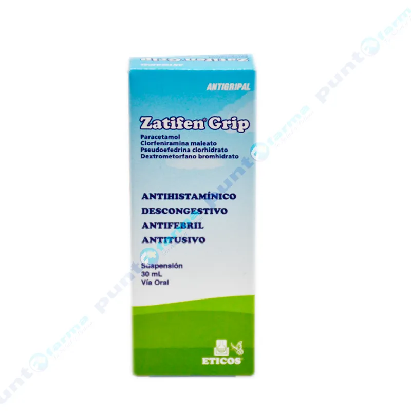 Zatifen Grip Gotas - Frasco de 30 ml. | Punto Farma