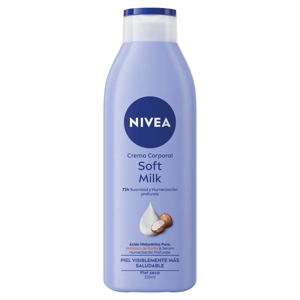 Crema Corporal Soft Milk Nivea - Cont.220 mL | Punto Farma