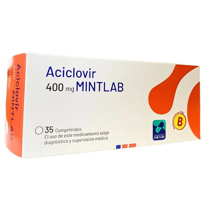 Aciclovir Mintlab 400 mg - Caja de 35 comprimidos. | Punto Farma