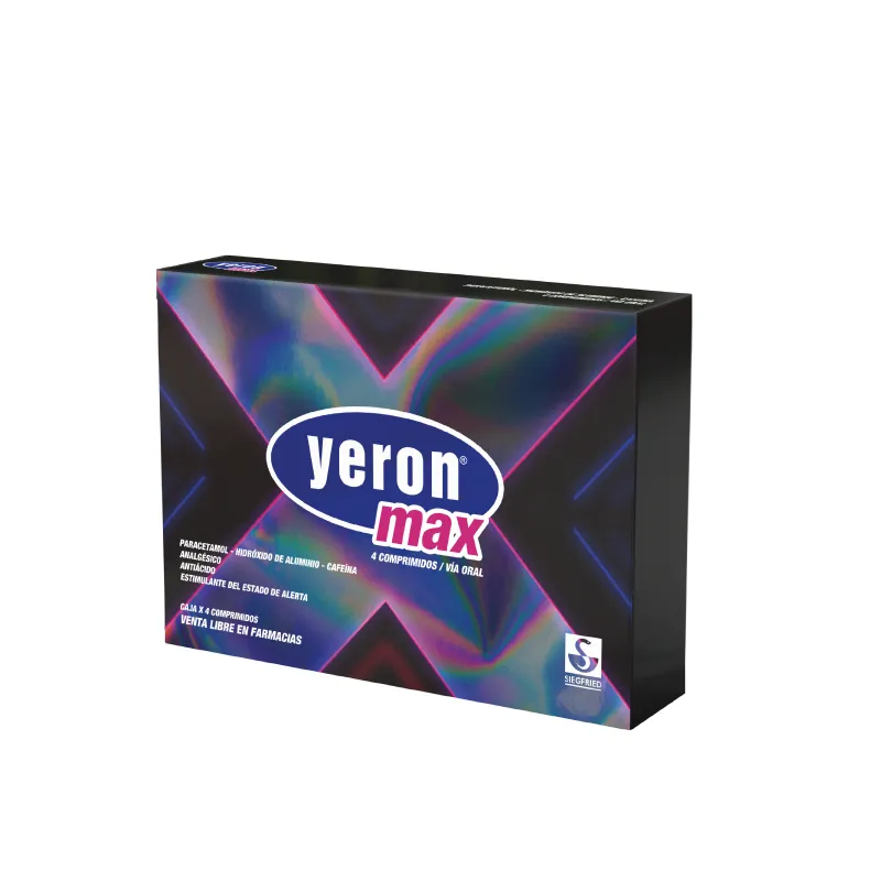 Yeron Max - Contiene 4 Comprimidos. | Punto Farma
