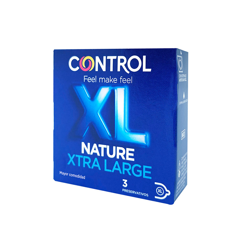 Preservativos Control Nature XL - Cont 3 unidades | Punto Farma