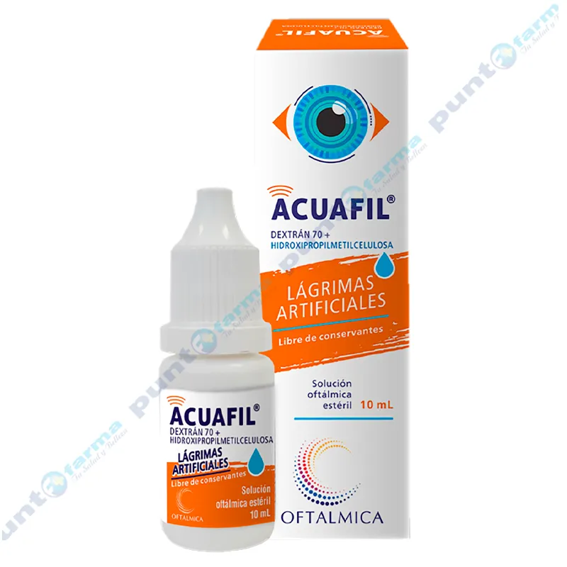 Acuafil Lágrimas Artificiales - 10 mL | Punto Farma