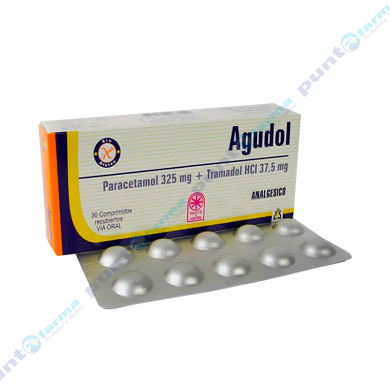Agudol NF 37,5m mg - Caja de 30 comprimidos recubiertos | Punto Farma