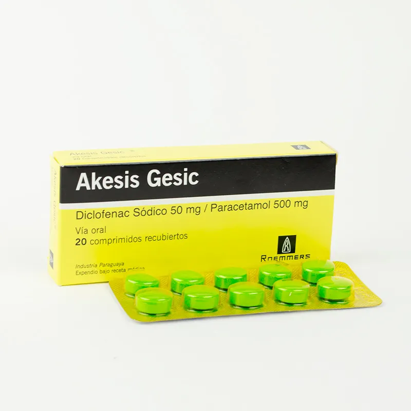 Akesis Gesic - Caja de 20 comprimidos recubiertos | Punto Farma