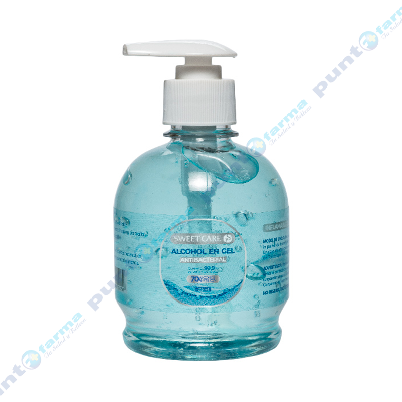 Alcohol en Gel Antibacterial 70% Sweet Care - 315 mL | Punto Farma
