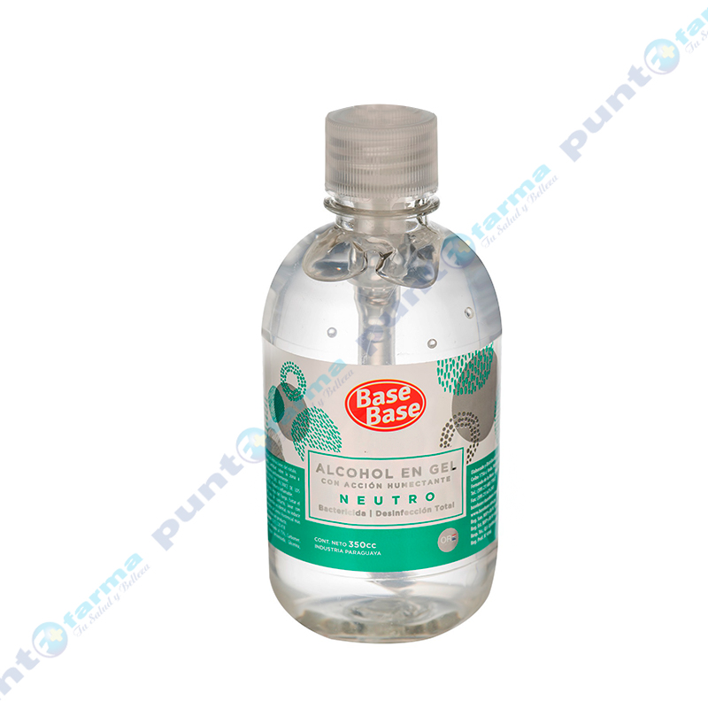 Alcohol en Gel con acción humectante neutro Base Base - Cont. neto 350mL | Punto Farma