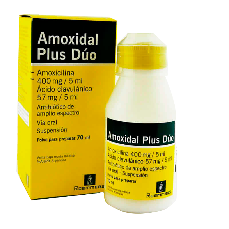 Amoxidal Plus Dúo Polvo para preparar - 70ml | Punto Farma
