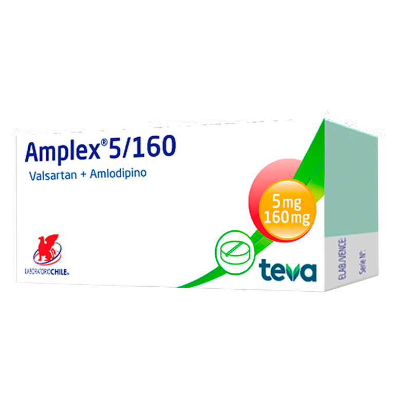 Amplex 5/160 mg Valsartan - Cont. 30 comprimidos recubiertos | Punto Farma