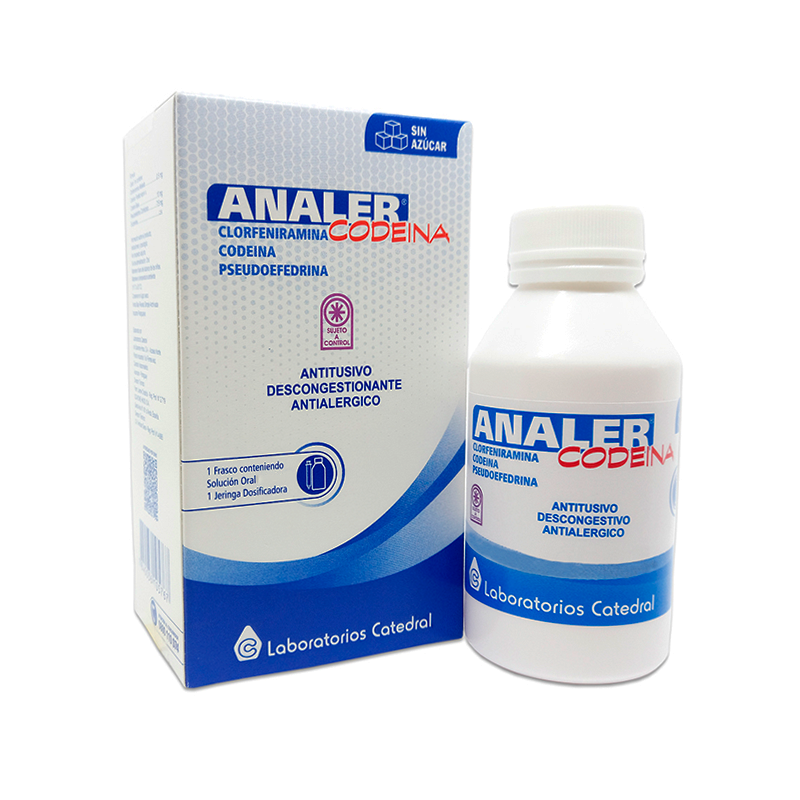 Analer Codeina Clorfeniramina - 120 mL | Punto Farma