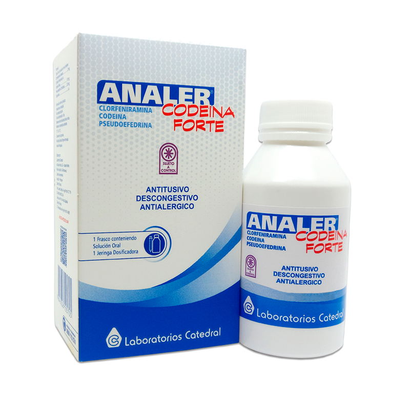 Analer Codeina Forte Clorfeniramina - 120 mL | Punto Farma