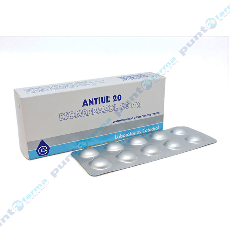 Punto Farma | Antiul 20 Esomeprazol 20mg - 20 comprimidos ...