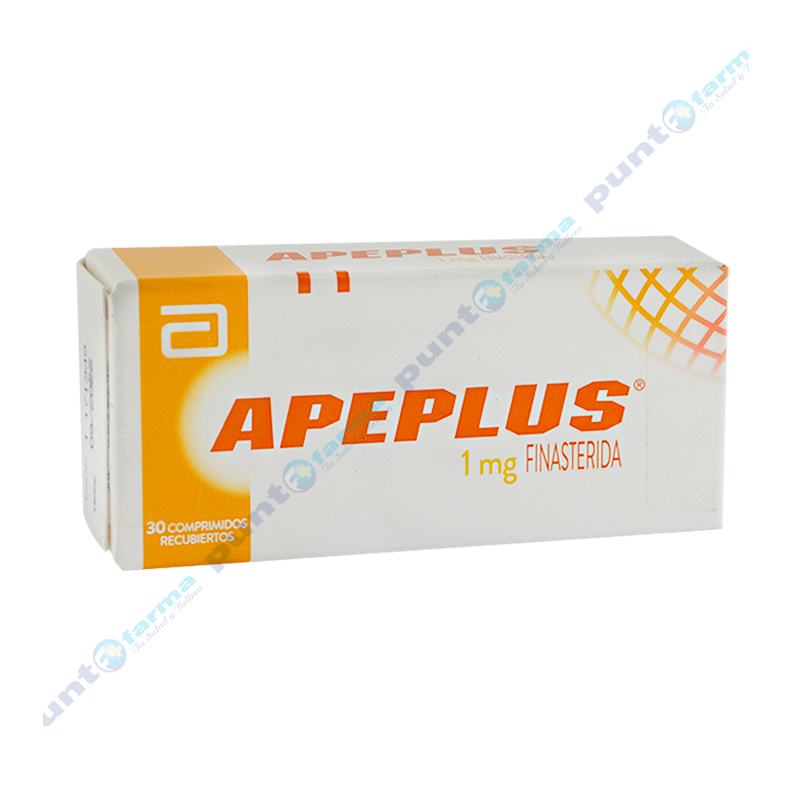 Apeplus Finasterida 1 mg - Caja de 30 comprimidos recubiertos. | Punto Farma