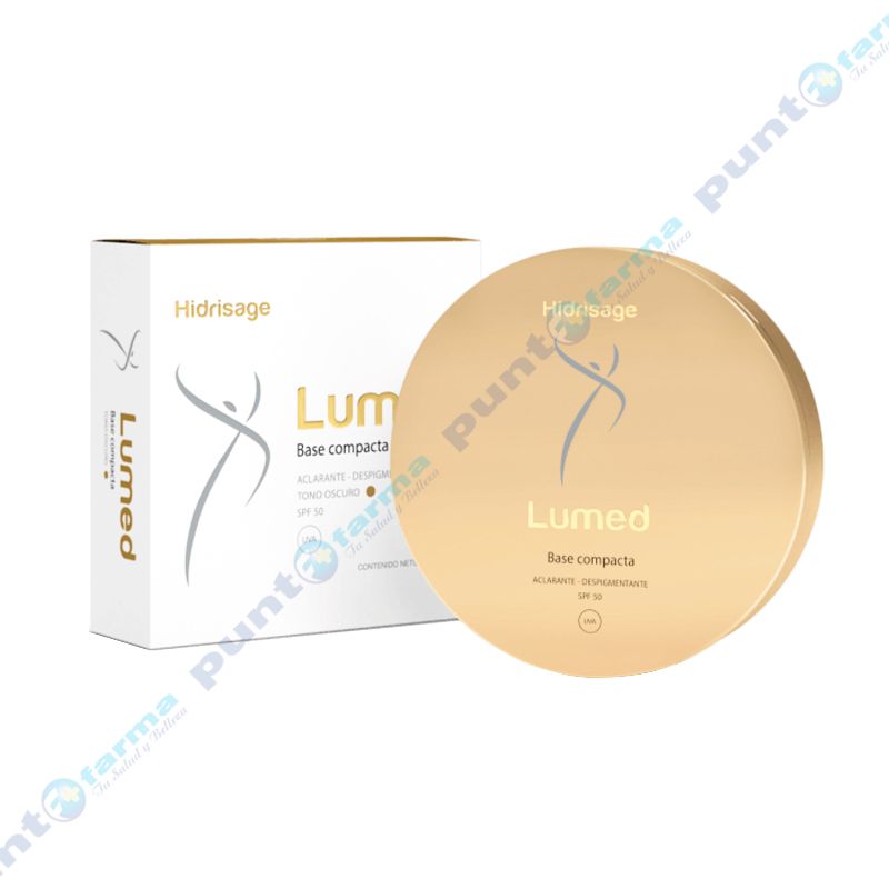 Base Compacta Hidrisage Tono Oscuro Lumed - 11 g | Punto Farma