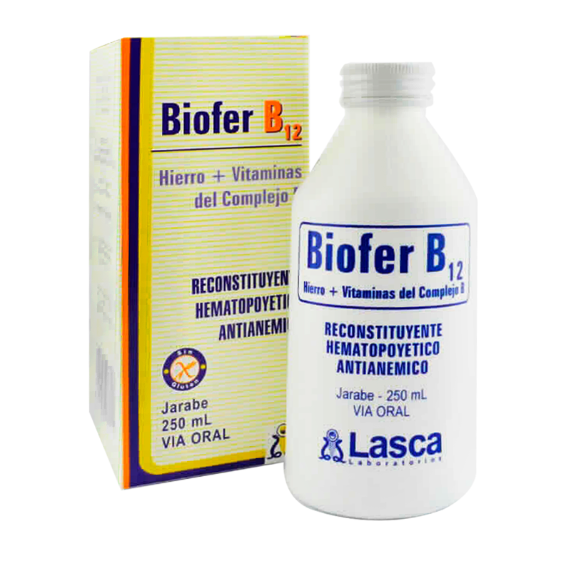 Biofer B12 - Jarabe de 250 mL | Punto Farma