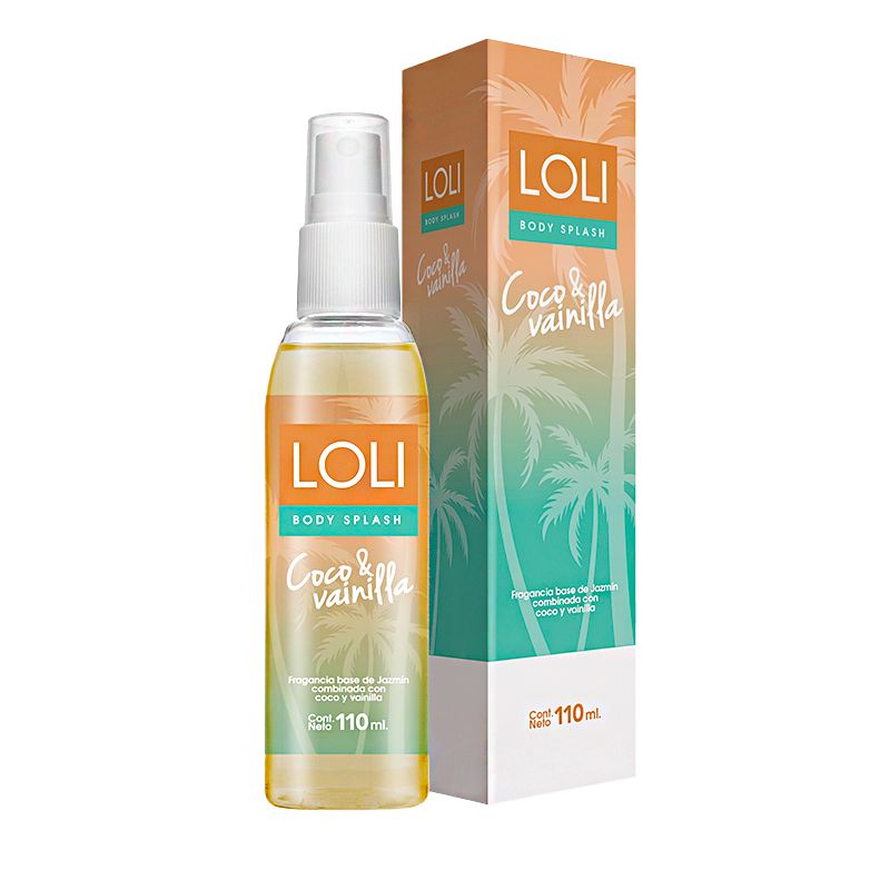Body Splash Coco y Vainilla Loli - 110 mL | Punto Farma