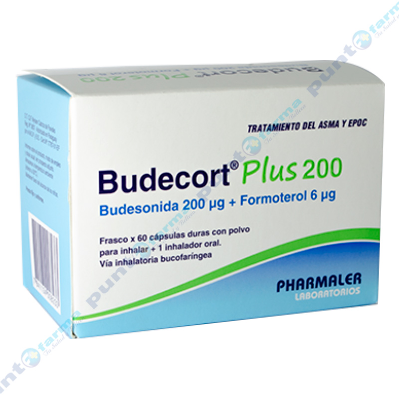 Budecort plus 200 - Caja de 60 comprimidos | Punto Farma