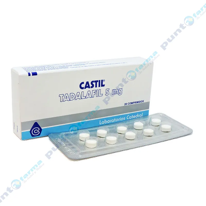 Castil Tadalafil 5 mg - Cont. 20 comprimidos | Punto Farma