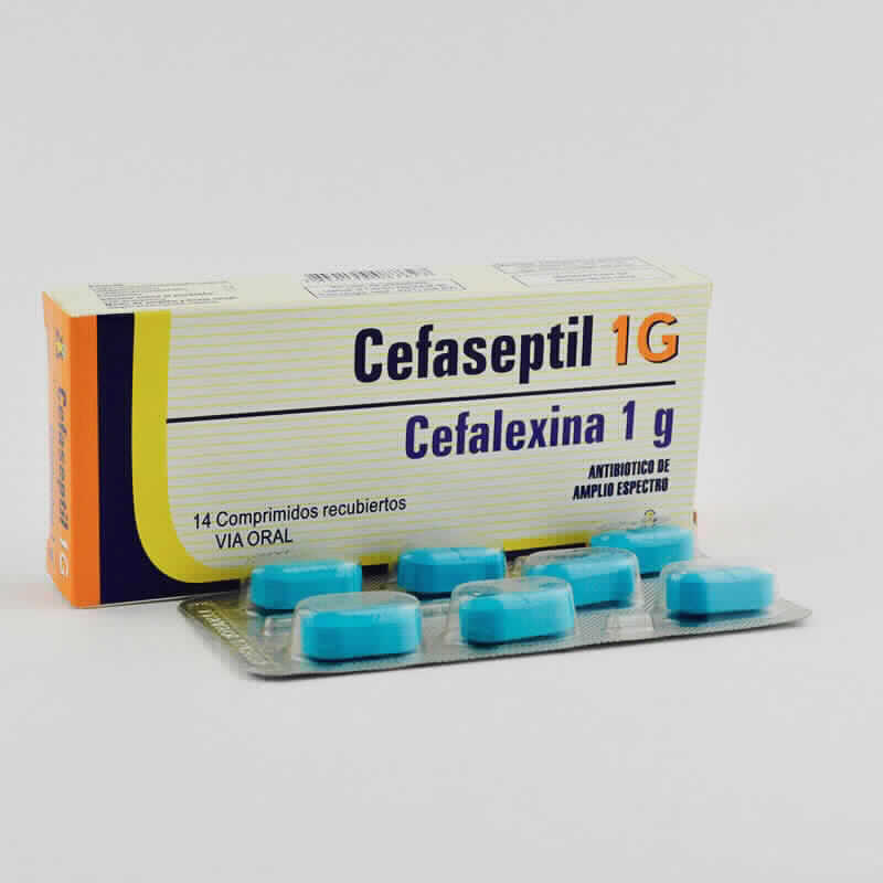 #QUEDATEENCASA - Punto Farma | Cefaseptil 1G cefalexina 1g - Caja de 14 ...