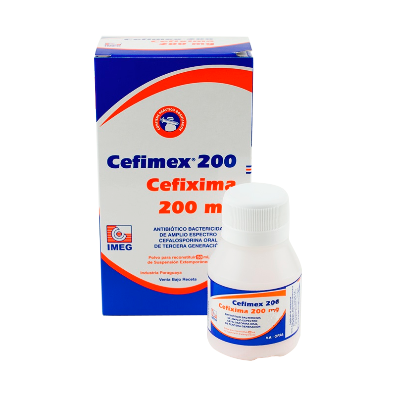 Cefimex 200 Cefixima 200mg - 50 mL | Punto Farma