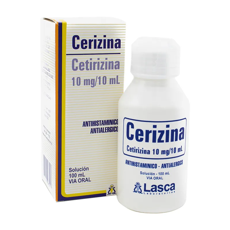 Cerizina Cetirizina 10 mg Solución - 100 mL | Punto Farma