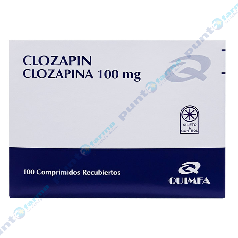 Punto Farma | Clozapin 100 mg Clozapina- 100 Comprimidos
