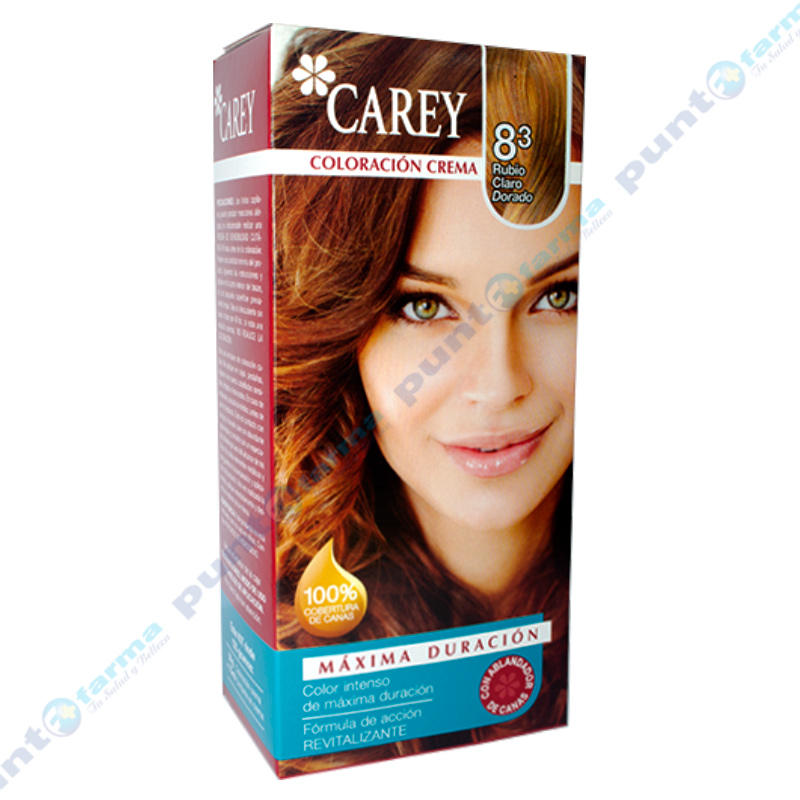 Coloración Crema Rubio Claro Dorado Nro 8.3 Carey | Punto Farma
