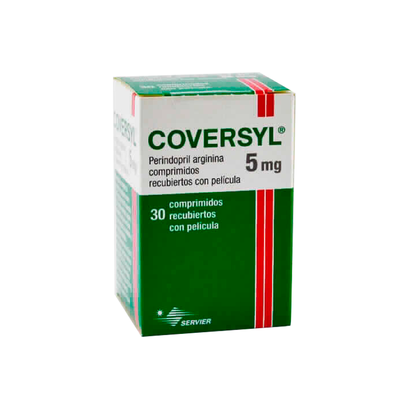 Coversyl Perindopril Arginina 5mg - Cont. 30 comprimidos recubiertos | Punto Farma