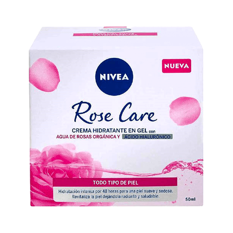 Crema Hidratante en Gel Rose Care Nivea - 50 mL | Punto Farma