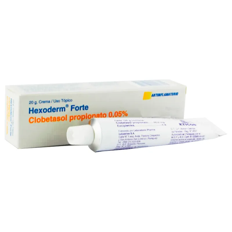 Crema Tópica Hexoderm Forte - 20 gr | Punto Farma