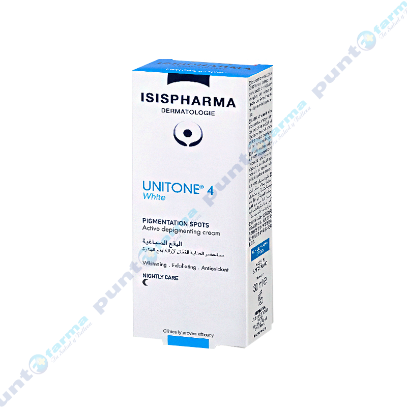 Crema despigmentante Unitone 4 White - 30 mL | Punto Farma