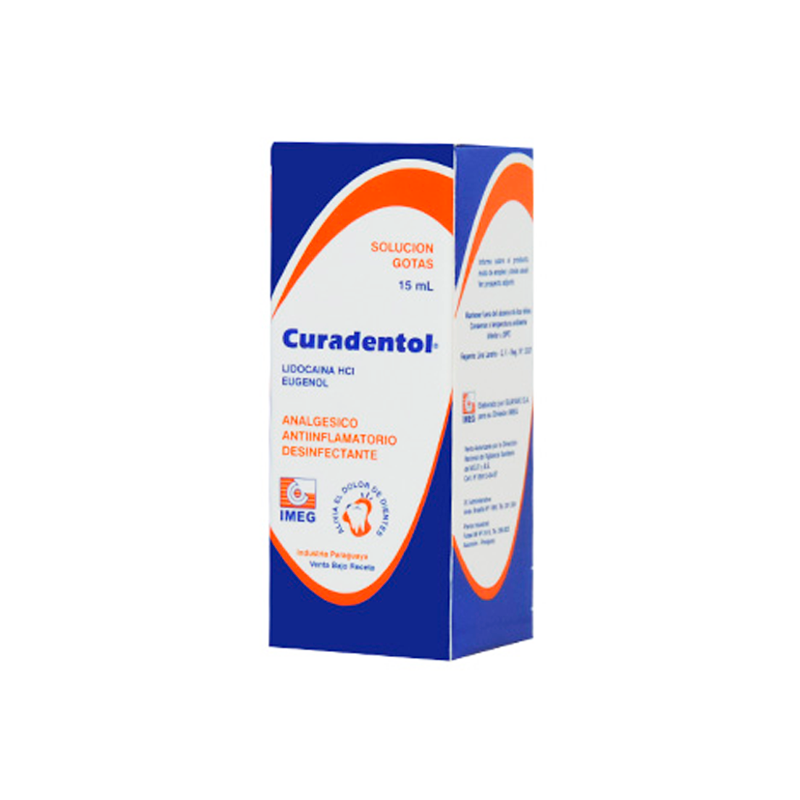 Curadentol Lidocaina HCI Gotas - 15 mL | Punto Farma