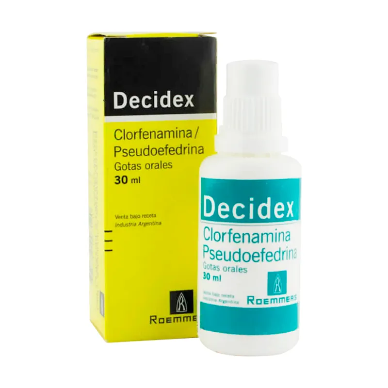 Decidex Clorfenamina Gotas - Cont. 30 mL | Punto Farma