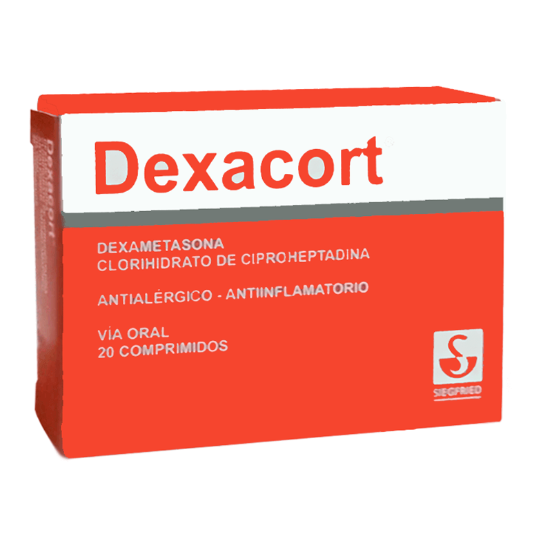 Dexacort Dexametasona - Caja de 20 comprimidos | Punto Farma