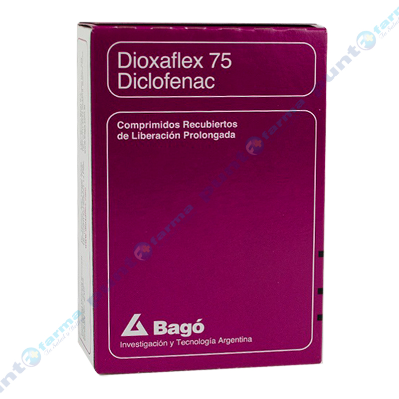 Dioxaflex 75 mg - Caja de 15 comprimidos | Punto Farma