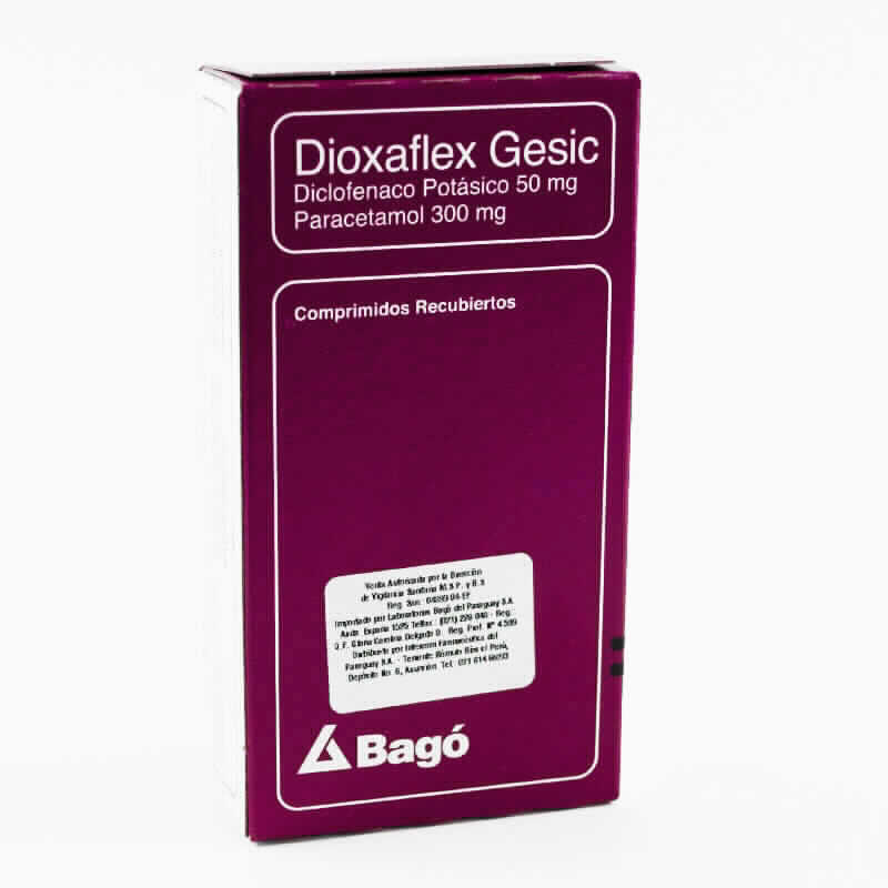 Punto Farma | Dioxaflex Gesic - Caja de 10 comprimidos recubiertos