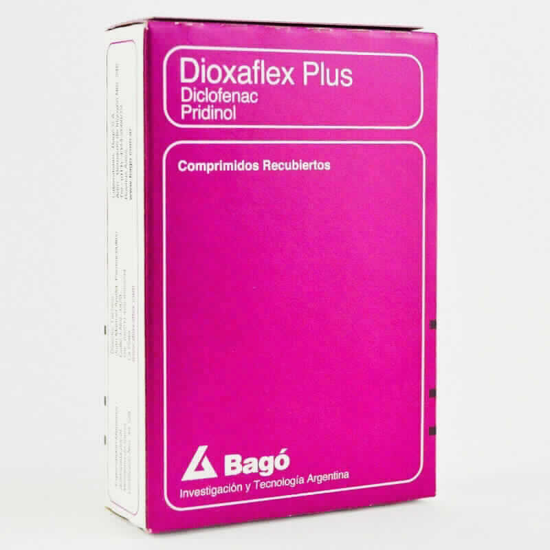 Punto Farma | Dioxaflex Plus - Diclofenac / Pridinol - Caja con 15 ...